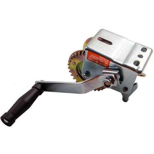 600lbs Hand Winch with Strap for ATV/Jet/Ski/Trailer Small Winch Cable ...