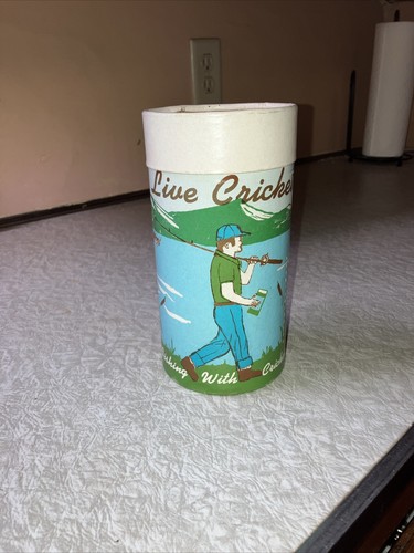 Vintage Bait Box Live Cricket Box. Cardboard. 7”. Cool | eBay