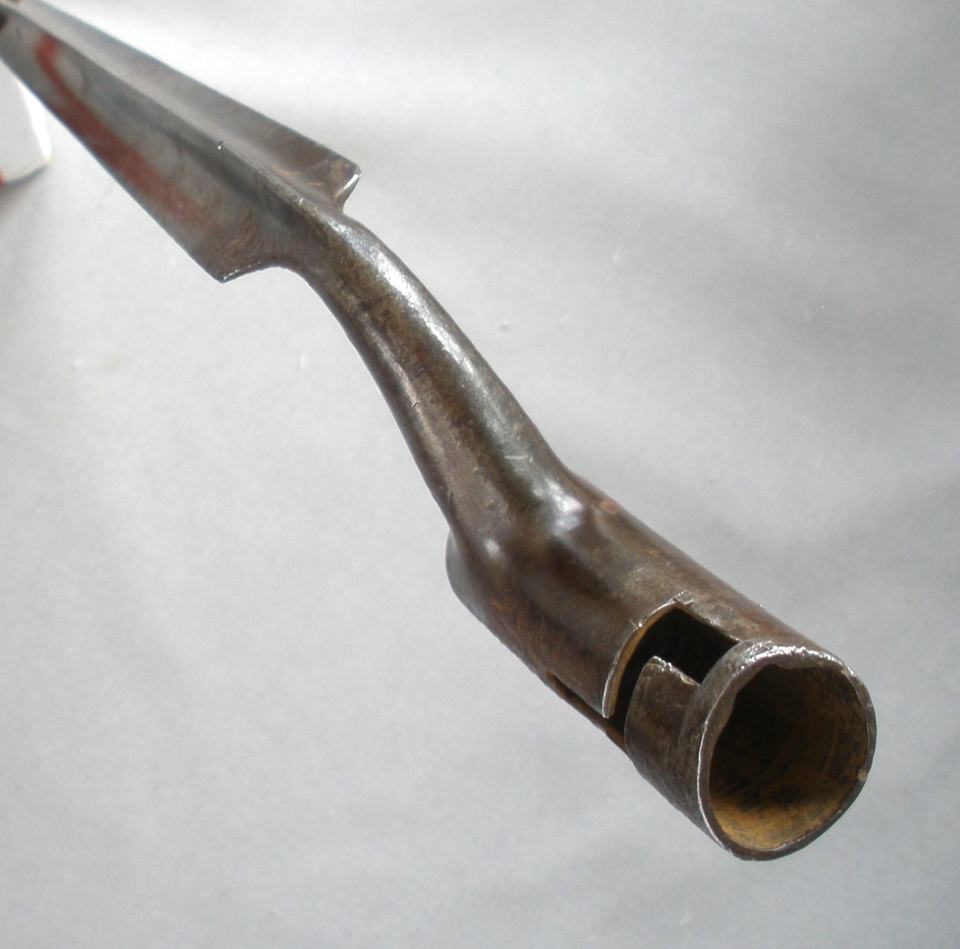 Very early Springfield socket bayonet ca. 1804 US stamped for flintlock ...