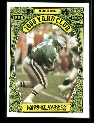 1986 Topps #23 Earnest Jackson 1000 Yard Club Philadelphia Eagles | eBay