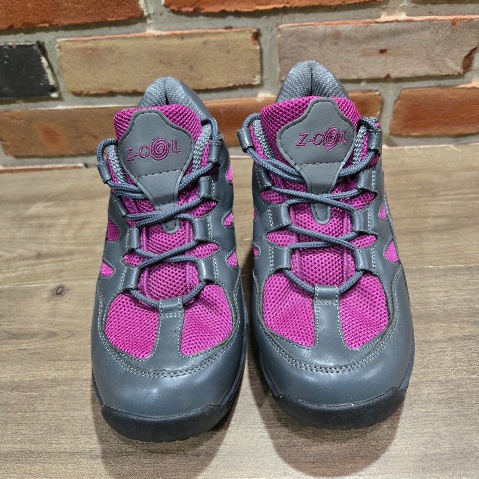 Z-Coil Shoes Womens 8 gray purple Pain Relief Orthopedic workout spring ...