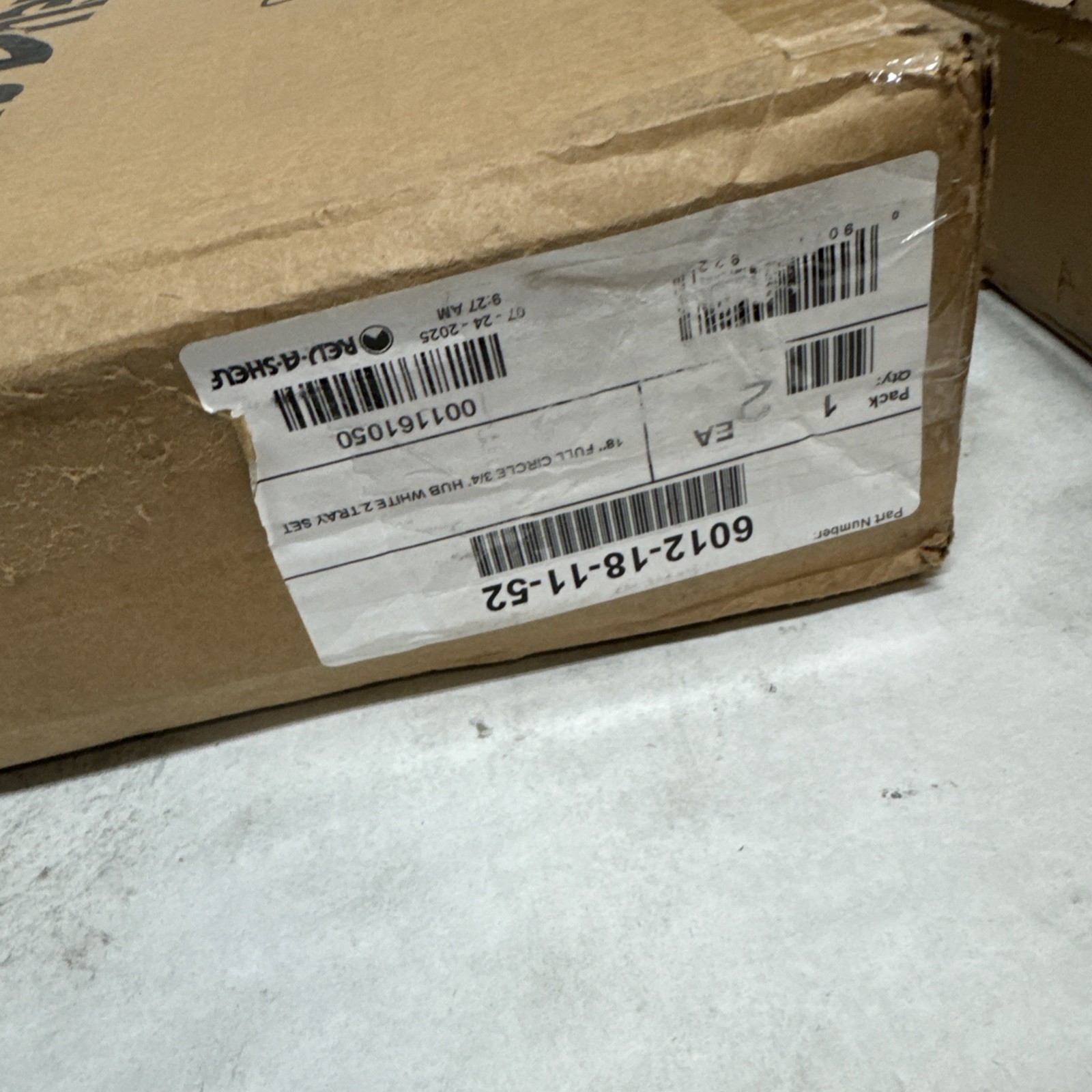 Rev-A-Shelf 6012-18W-5R Double Shelf Lazy Susan 18" White NEW Open Box ...