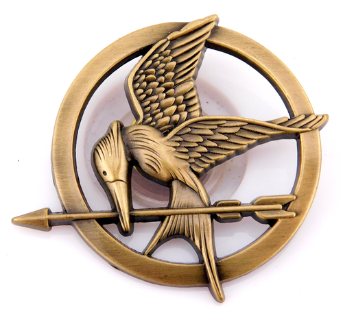 Hunger Games Pin Brooch Katniss Mockingjay Bird Arrow | eBay