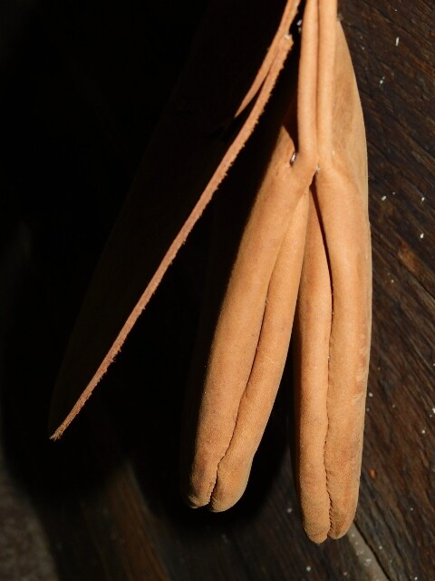 LEATHER MUZZLELOADER POSSIBLES DOUBLE POUCH BAG | eBay