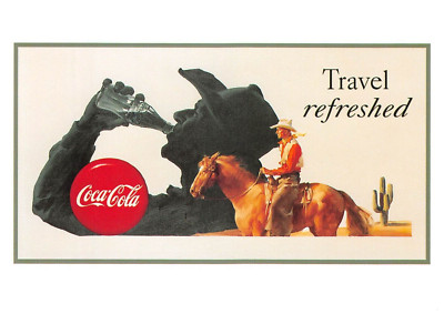 Coca-Cola TRAVEL REFRESHED 1950 From the COKE Archives 1991 4x6 ...