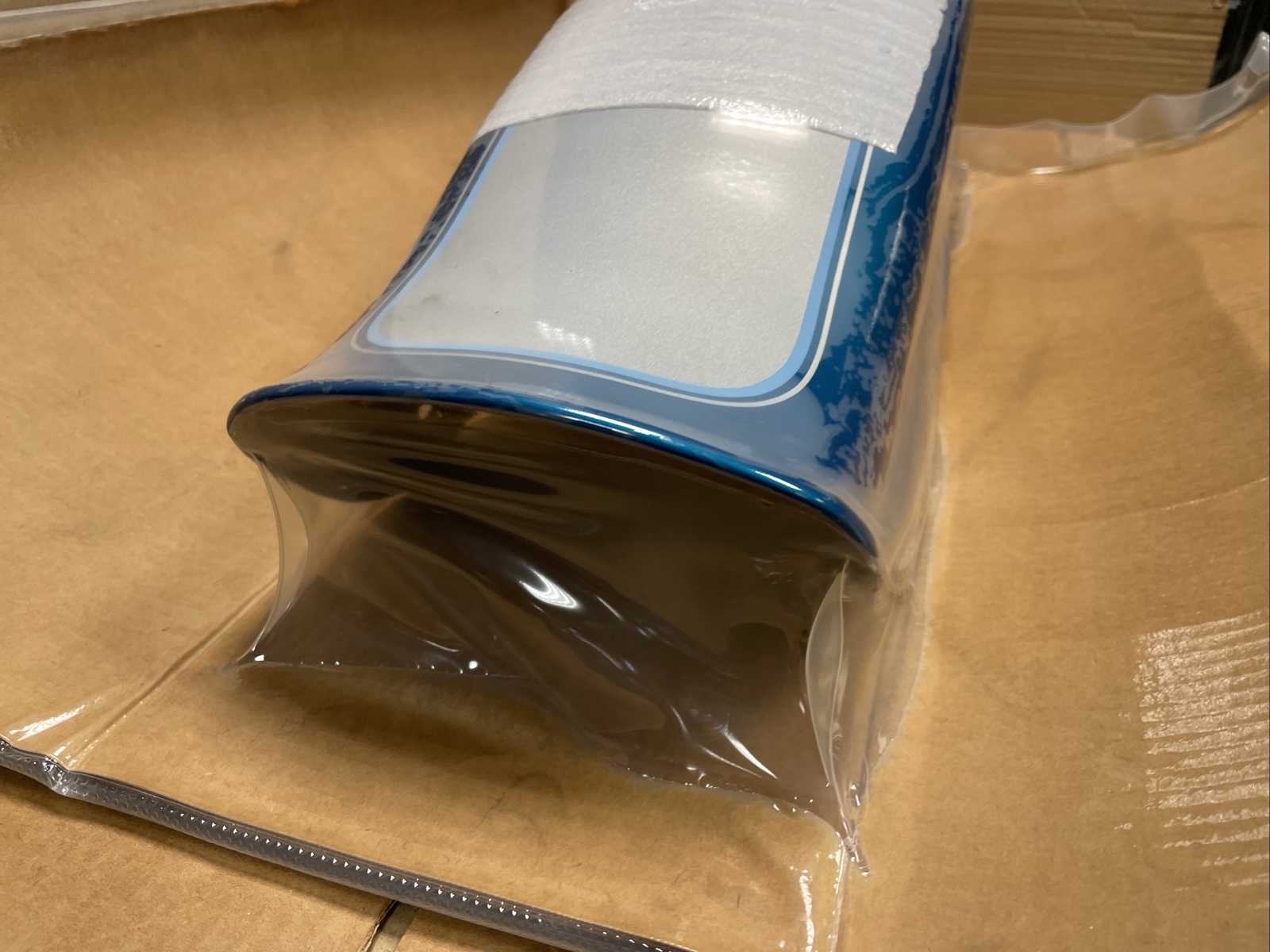 Harley Davidson FXSTC FXSTS Softail Rear Fender Aqua Pearl & Silver ...