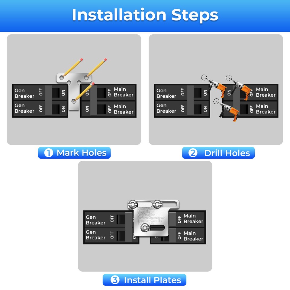 Generator Interlock Kit For Siemens Murry ITE Sub 100 200 Amp Panel | eBay