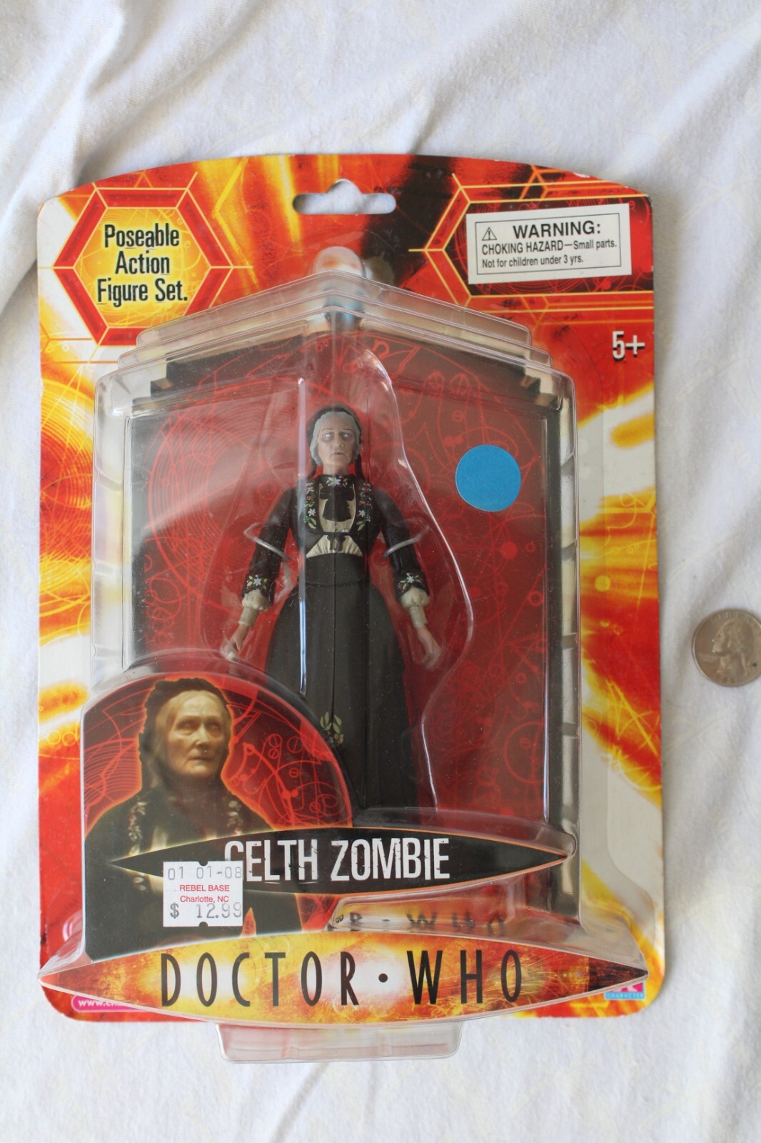 DOCTOR WHO GELTH ZOMBIE ACTION FIGURE Character Options 2005 NEW MOC DR ...