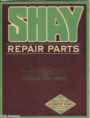 SHAY REPAIR PARTS: CATALOGUE NO X 2 SC Book | eBay