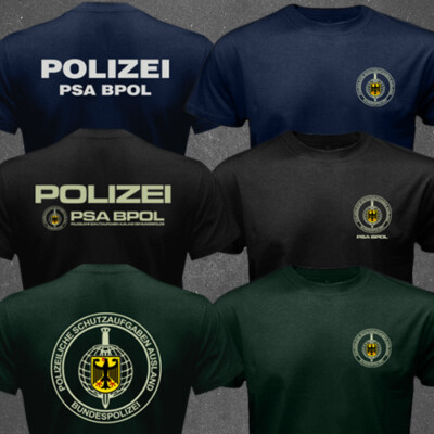 Germany Police PSA BPOL Bundespolizei GSG 9 T-shirt | eBay