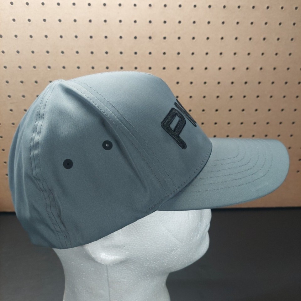 Ping Golf Hat Cap Fitted Mens Large Extra Large Flex Fit Gray Black | eBay