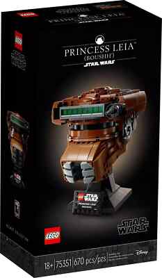 75351 PRINCESS LEIA (Boushh) HELMET disguise mask Star Wars lego legos ...