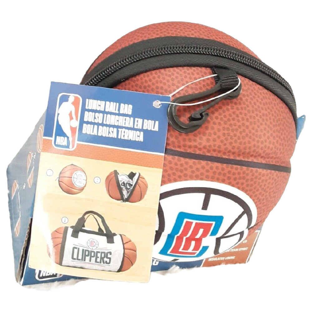 Los Angeles LA Clippers Official Collapsible Insulated Basketball Lunch ...