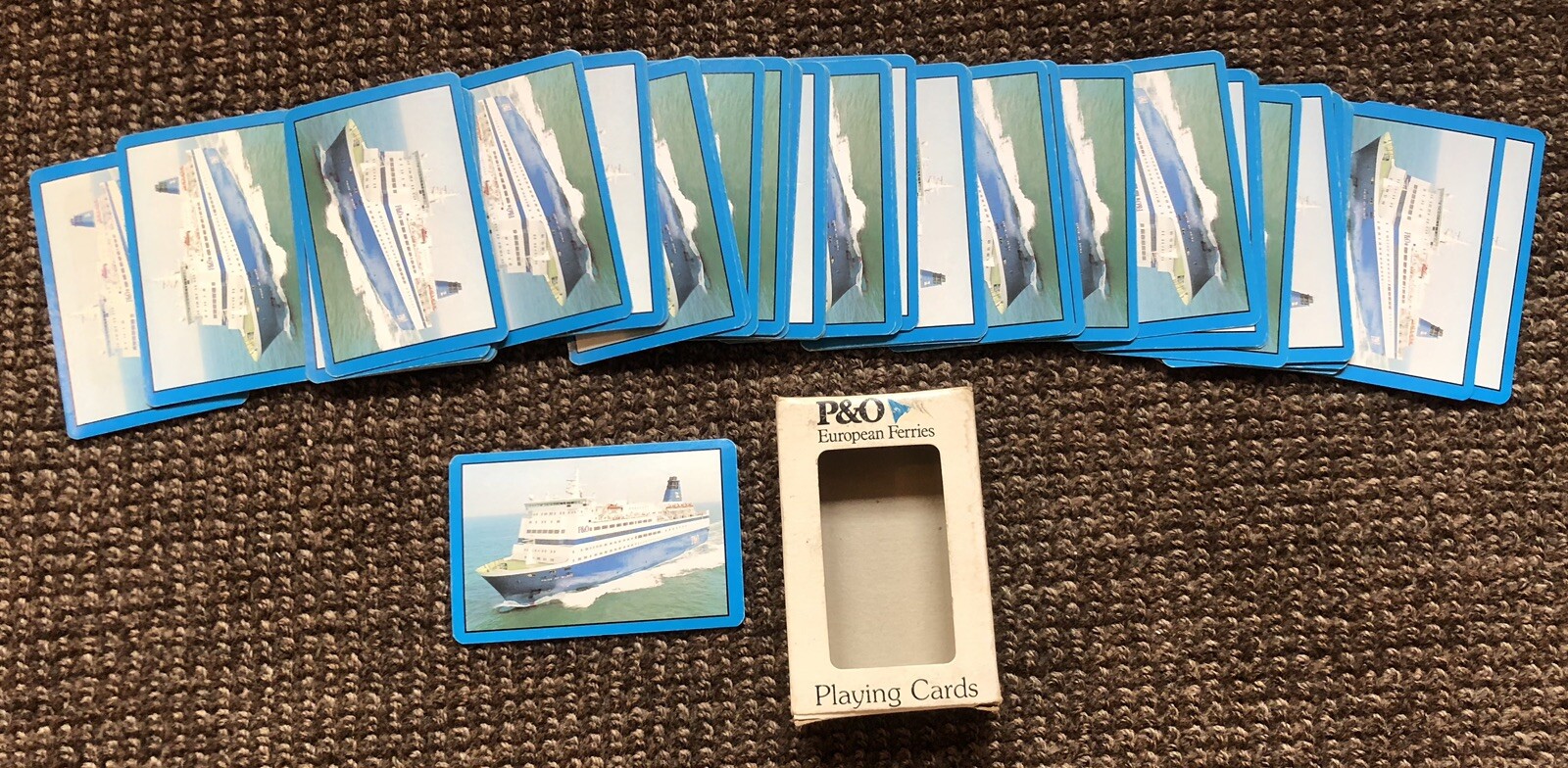 Vintage Pride Of Bilbao Playing Cards, P&O Ferries, Moby Orli | eBay