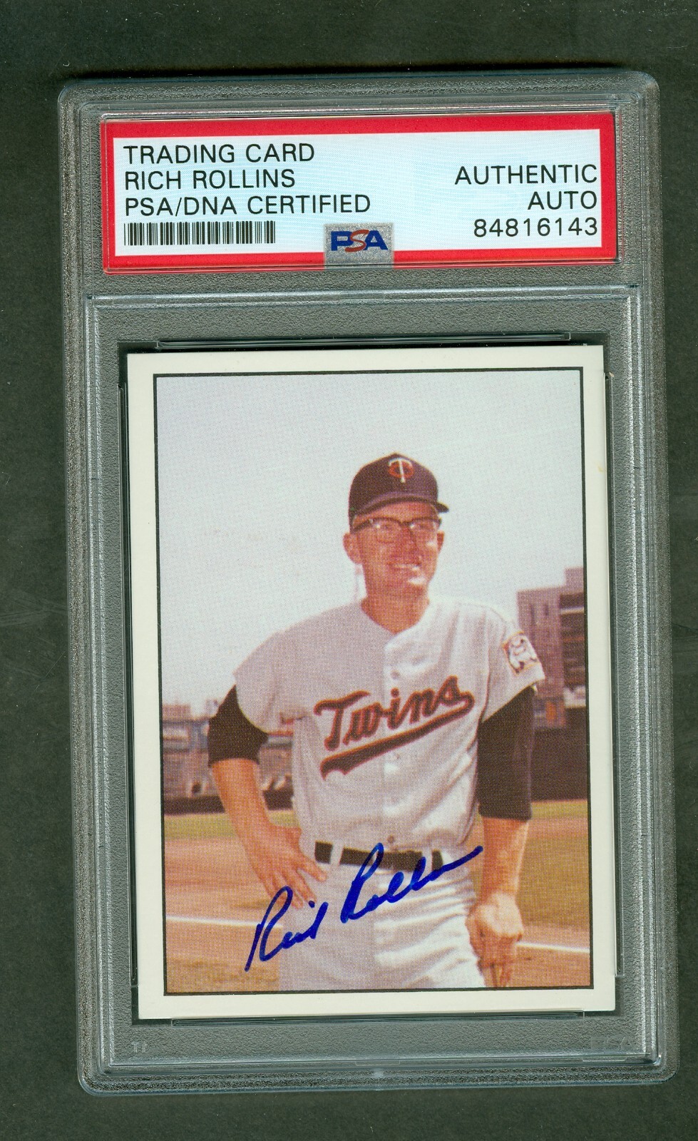 Rich Rollins 1978 TCMA Stars of 1960's card Twins PSA/DNA Encased ...