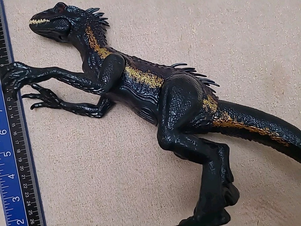 Jurassic World Fallen Kingdom Posable INDORAPTOR Mattel Dinosaur Raptor ...