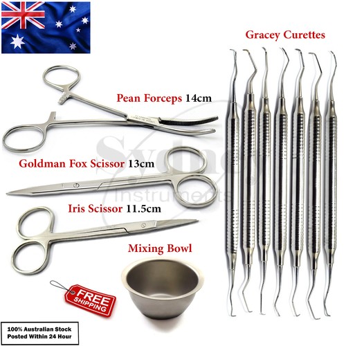 Root Canal Scalling Periodontal Gracey Curettes Artey Clamp Forceps ...