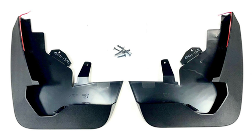 2021-2026 Tahoe Yukon / XL Front Molded Splash Guards 86517282 Black ...