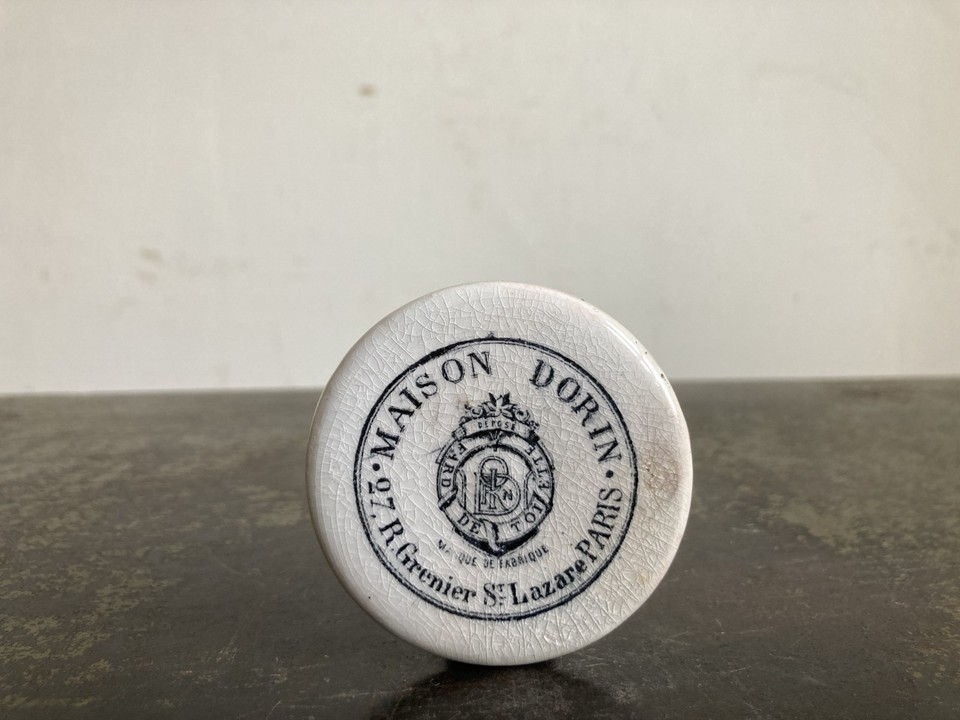 Antique Small Ceramic (Ironstone) Maison Dorin Paris Cosmetic Base ...