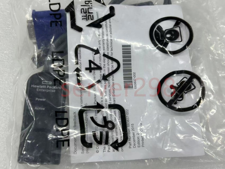 HPE AF628A KVM Console USB Interface Adapter Video Cable 753494-001 ...