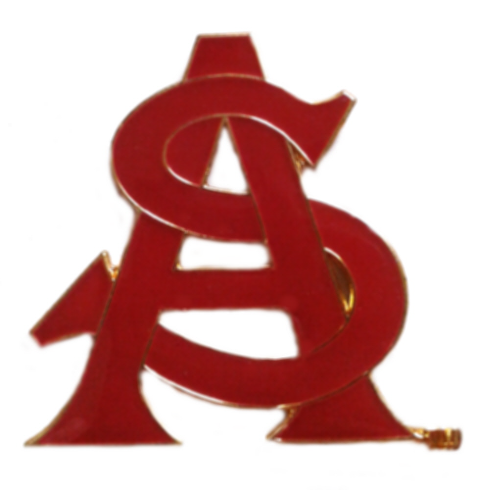 ASU Pins Arizona State Sun Devils Pins AS Script Logo College NCAA ...