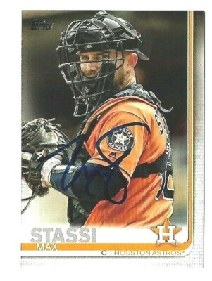 Houston Astros MAX STASSI Signed 2019 Topps Card #363 | eBay