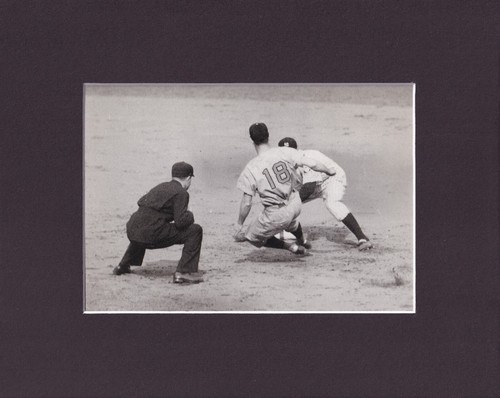 8X10 Matted Print VTG Baseball Picture: Frank Crosetti, Bill Werber ...