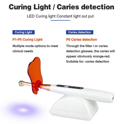 Dental Caries Detection and Curing Light Led 2 in 1 Function Detector ...