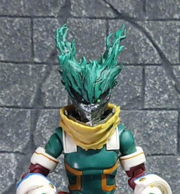 Handmade 1/12 3D Print Head for deku dark version Action Figure SHF(No ...