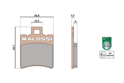MALOSSI FRONT BRAKE PADS SYNT FOR STUNT 50 2T EURO 0-1 | eBay Australia