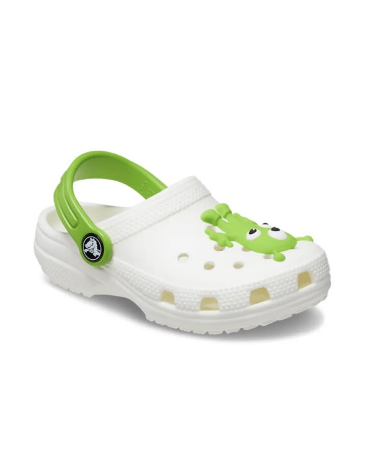 New CROCS TODDLER CLASSIC GLOW-IN-THE-DARK ALIEN CLOG 208653-90H C5 | eBay
