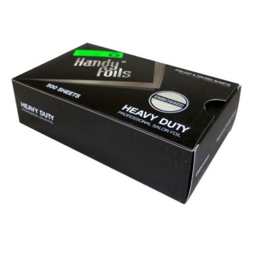 Handy Foils Heavy Duty 500 Pre-Cut Embosses and Folded Sheets - 18 Micron Silver | eBay Australia