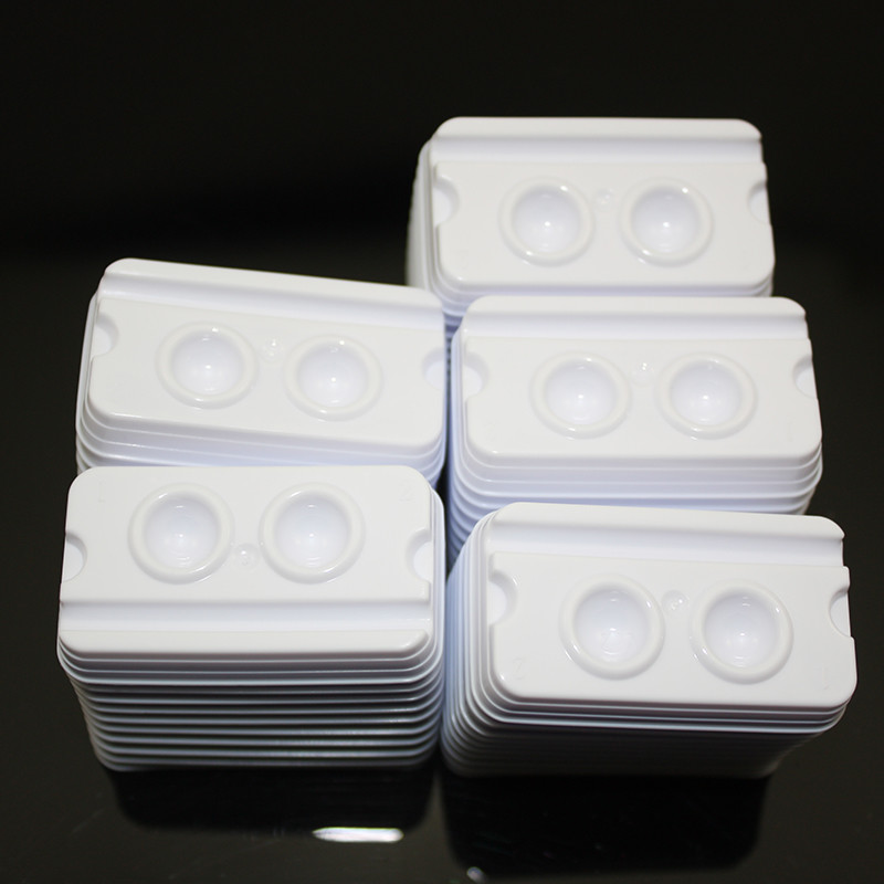 500 PCS 2 Hole Bonding Composite Adhesive Mixing Wells Trays | eBay