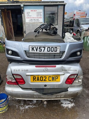2007 VAUXHALL ASTRA H MK5 5DR FRONT BUMPER IN GREY PAINT CODE Z4AU ...