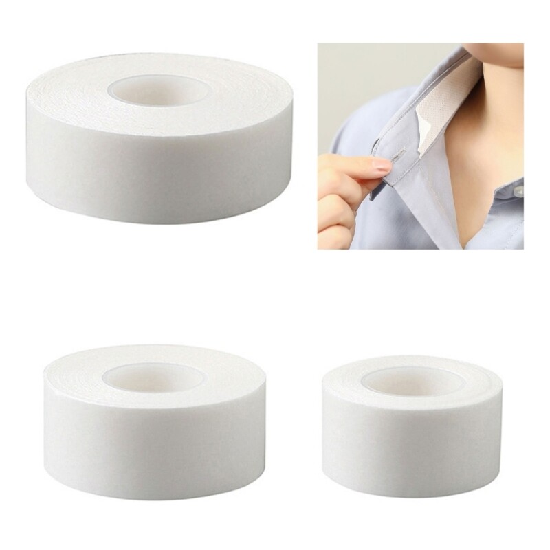 2 Rolls Self-Adhesive Collar Protector Hat Shirt Neck Liner Invisible ...