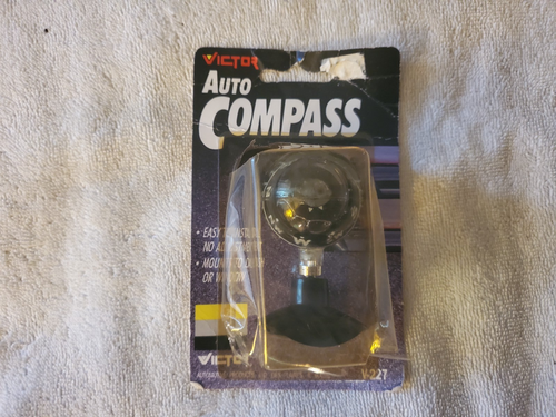 Victor Dash Mount Auto Compass Suction Cup Style Unused | eBay
