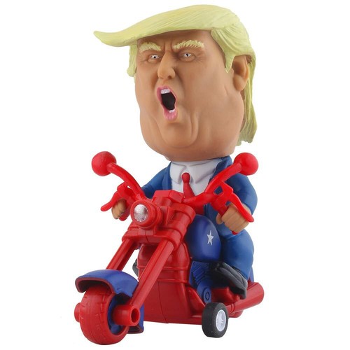 2024 Toy Figure Riding Motorcycle Funny President Donald Trump Gift ...
