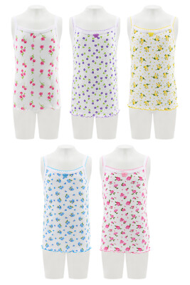 4 Girls Spaghetti Straps tank Top Undershirts Toddler Size 1 2 3 4 5 6 ...