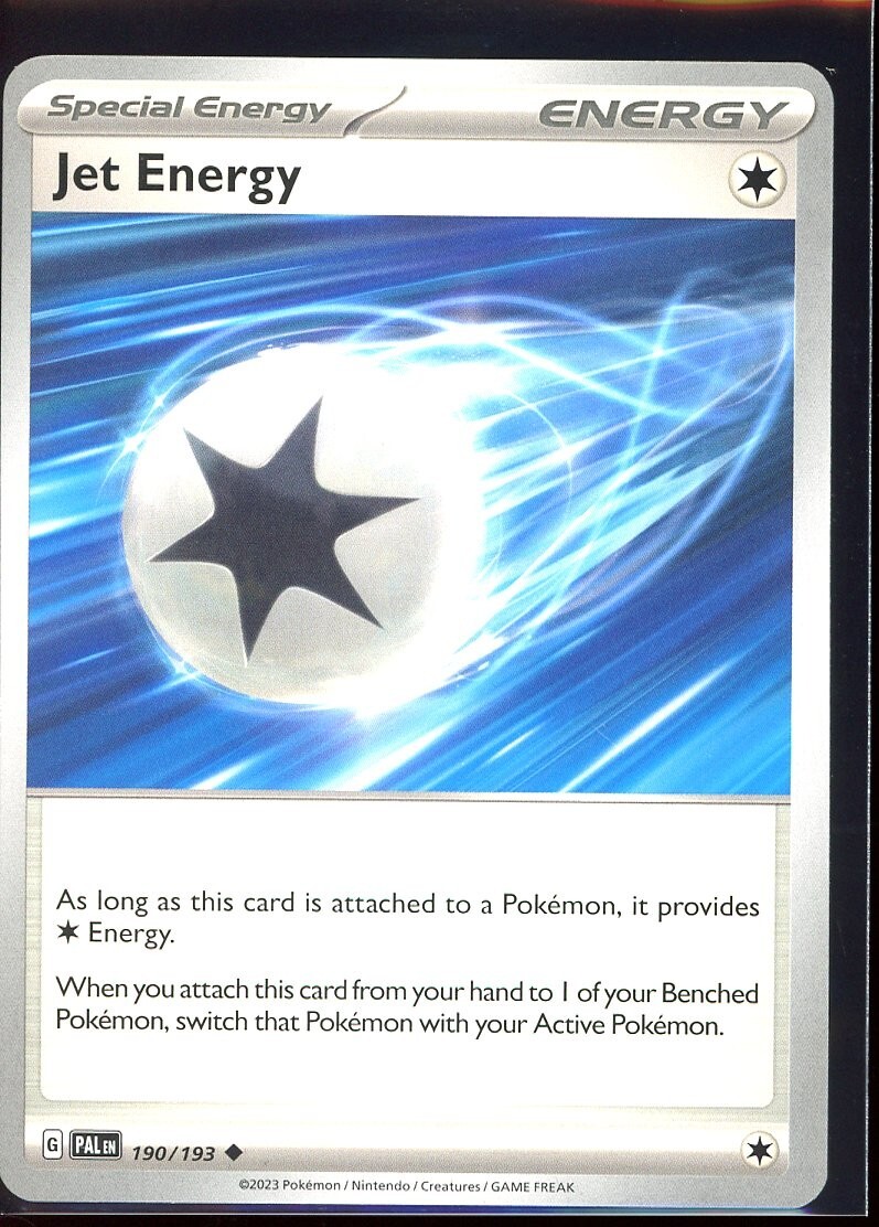 Pokemon Jet Energy 190/193 Special Energy Paldea Evolved - NM | eBay