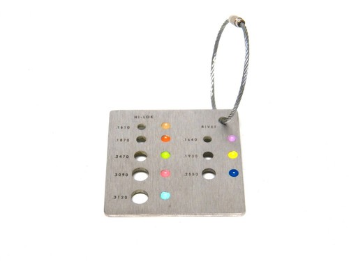 Boeing 747 Hi-Lok & Rivet Gauge / Aircraft / Aviation Tool ...(4-2-3 ...