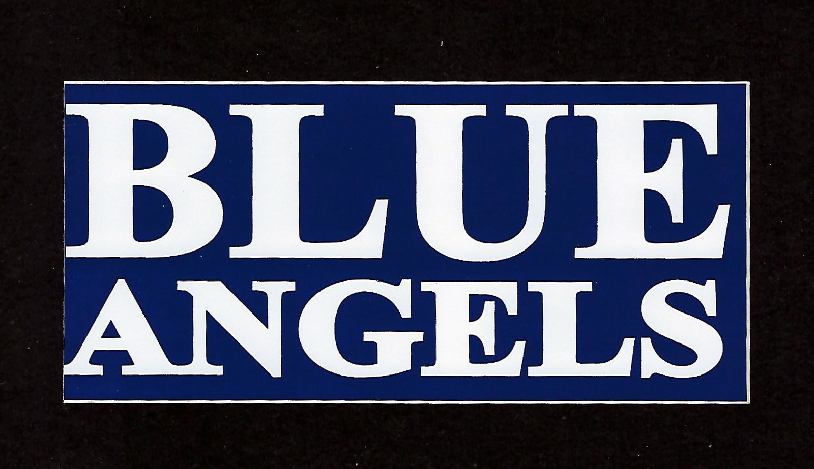 BLUE ANGELS SCRIPT MINI STICKER DECAL made in US NAVY VETERAN AIRSHOW ...