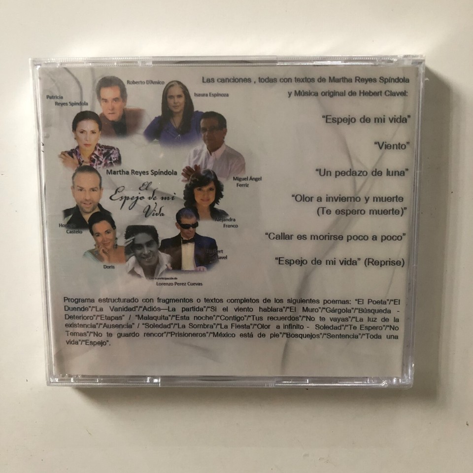 Martha Reyes Spindola, El Espejo De Mi Vida, Mexican Sealed CD Album ...