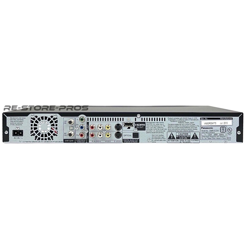 Panasonic DMR-EZ28 DVD Recorder Player HDMI Digital TV Tuner | eBay