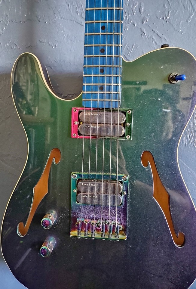 Custom Built One of A Kind Left Hand Thinline Tele 2025 Hand Built | eBay
