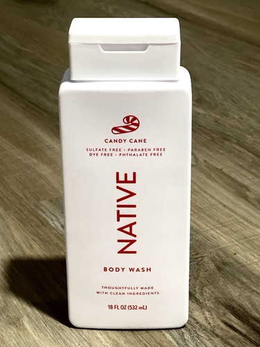 Native Candy Cane Limited Edition Set-body wash, deodorant, shampoo ...