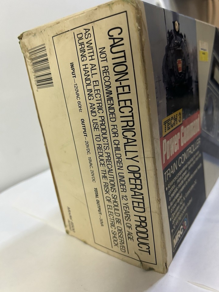 MRC Tech 3 Power Command Train Controller 9500 30 VA Model Railroad DC ...