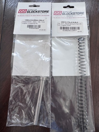 Glock Store Pure Tungsten Uncaptured Guide Rod + Spring Gen 4 17/22/31 ...