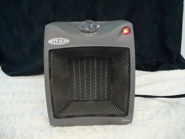 Titan Ceramic fan forced heater Model TCM-16 Gray color for sale online ...