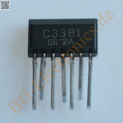 1 x 2SC3381-GR Dual NPN Transistor For Low Noise Audio A Toshiba 2 ...