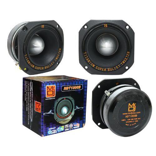 Mr. Dj HDT1000B 4-Inch ( 4" ) Titanium Bullet High Compression Tweeter ...